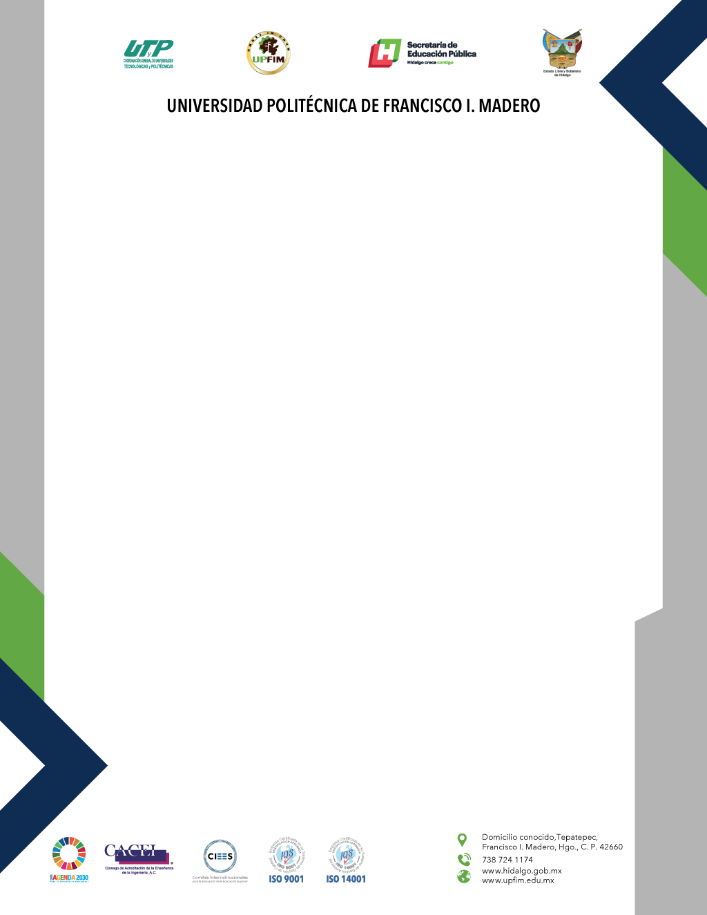 Imagen institucional – UPFIM